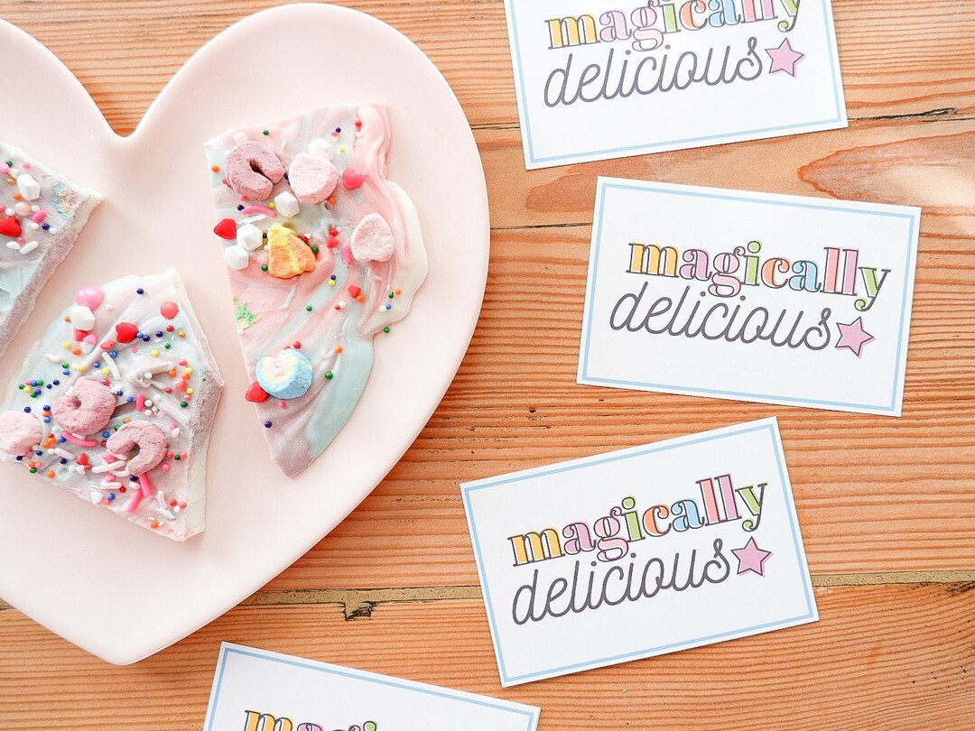 Magically Delicious Printable Tags, Lucky Charms, St. Patrick's Day ...