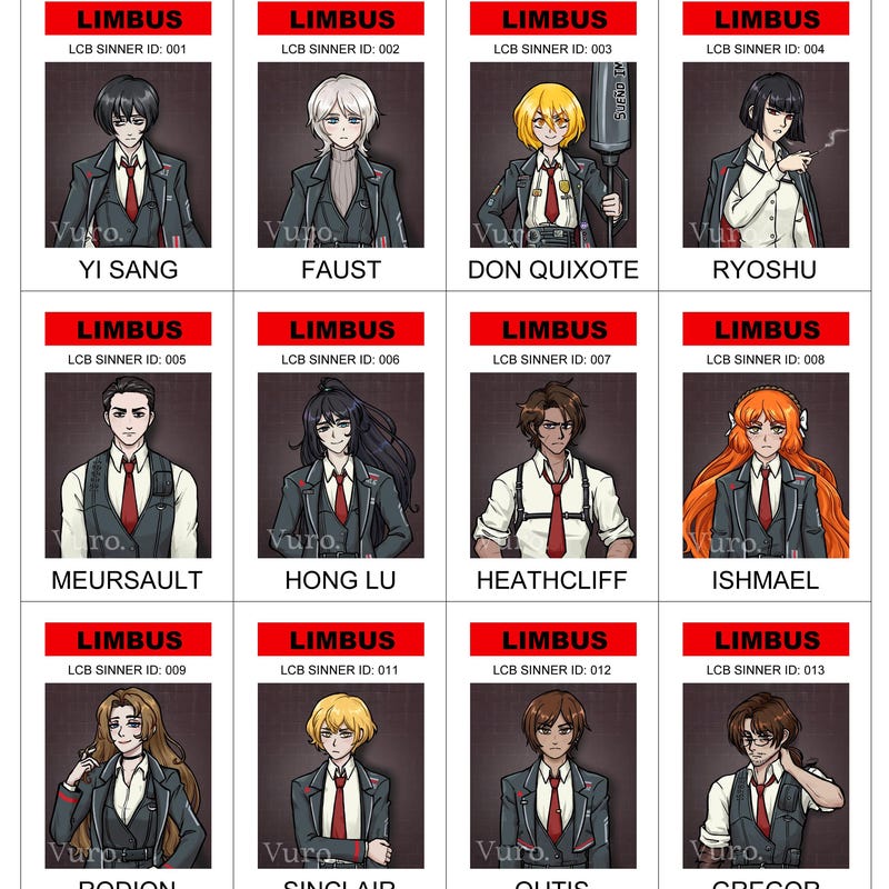 Limbus Company Plush - Etsy