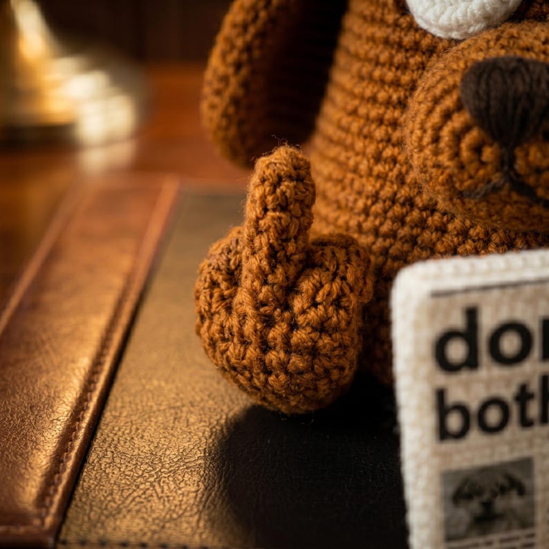Grumpy Dog Crochet Pattern PDF, Amigurumi Toy Tutorial (instant ...