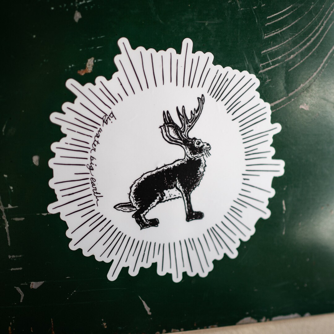 Jackalope Sticker - Etsy