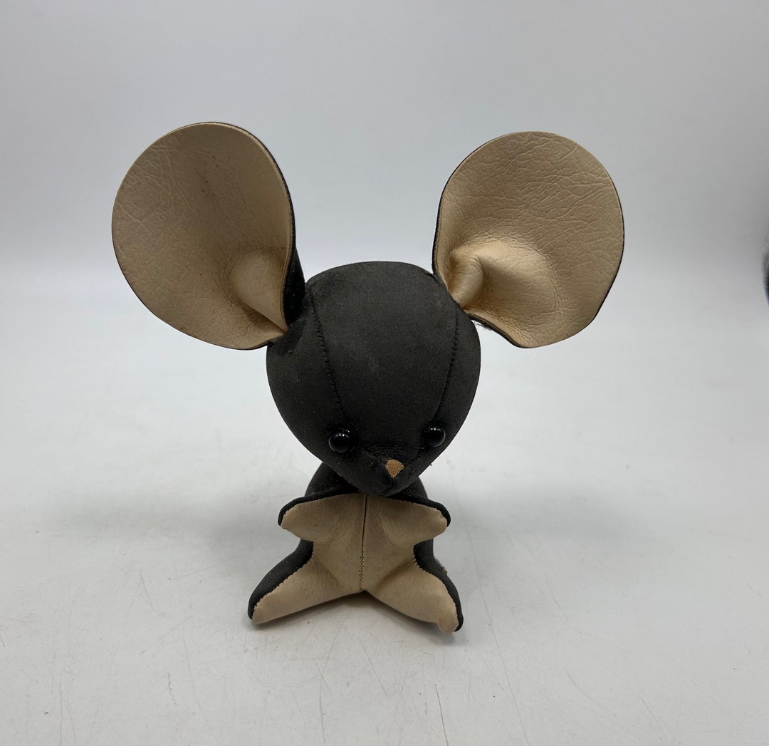 Vintage Stuffed Mouse: Jay Bee Product, Joseph Boxer, 1960s-1970s, Grey ...