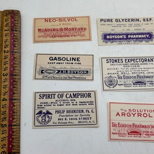20 Vintage Medicine Labels Unused Pharmacy Apply to - Etsy