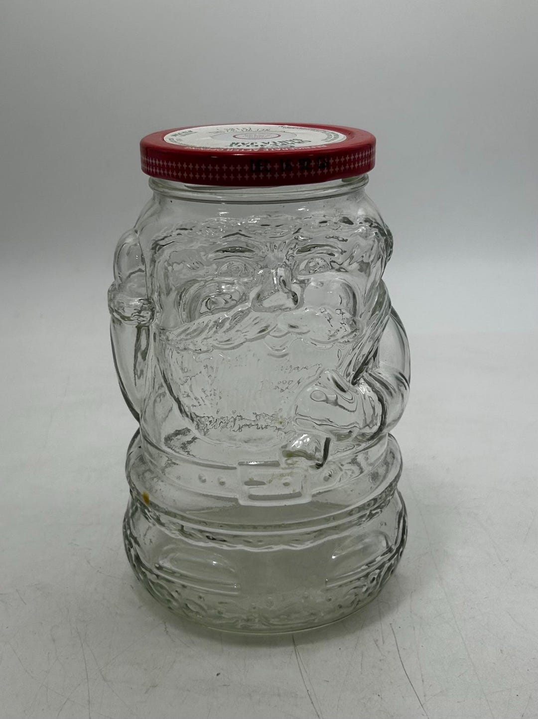 Vintage Kraft Grape Jelly Santa Jar With Lid, 9878, Clear Glass, 6 ...