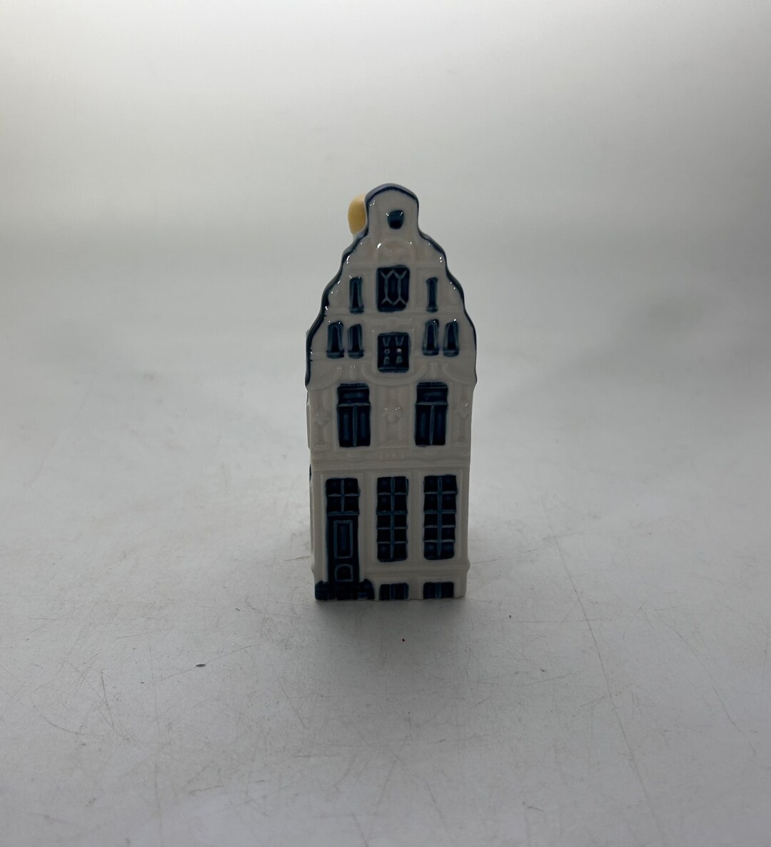 Vintage BOLS Distillery / KLM Blue Delft Miniature Dutch House 10 ...