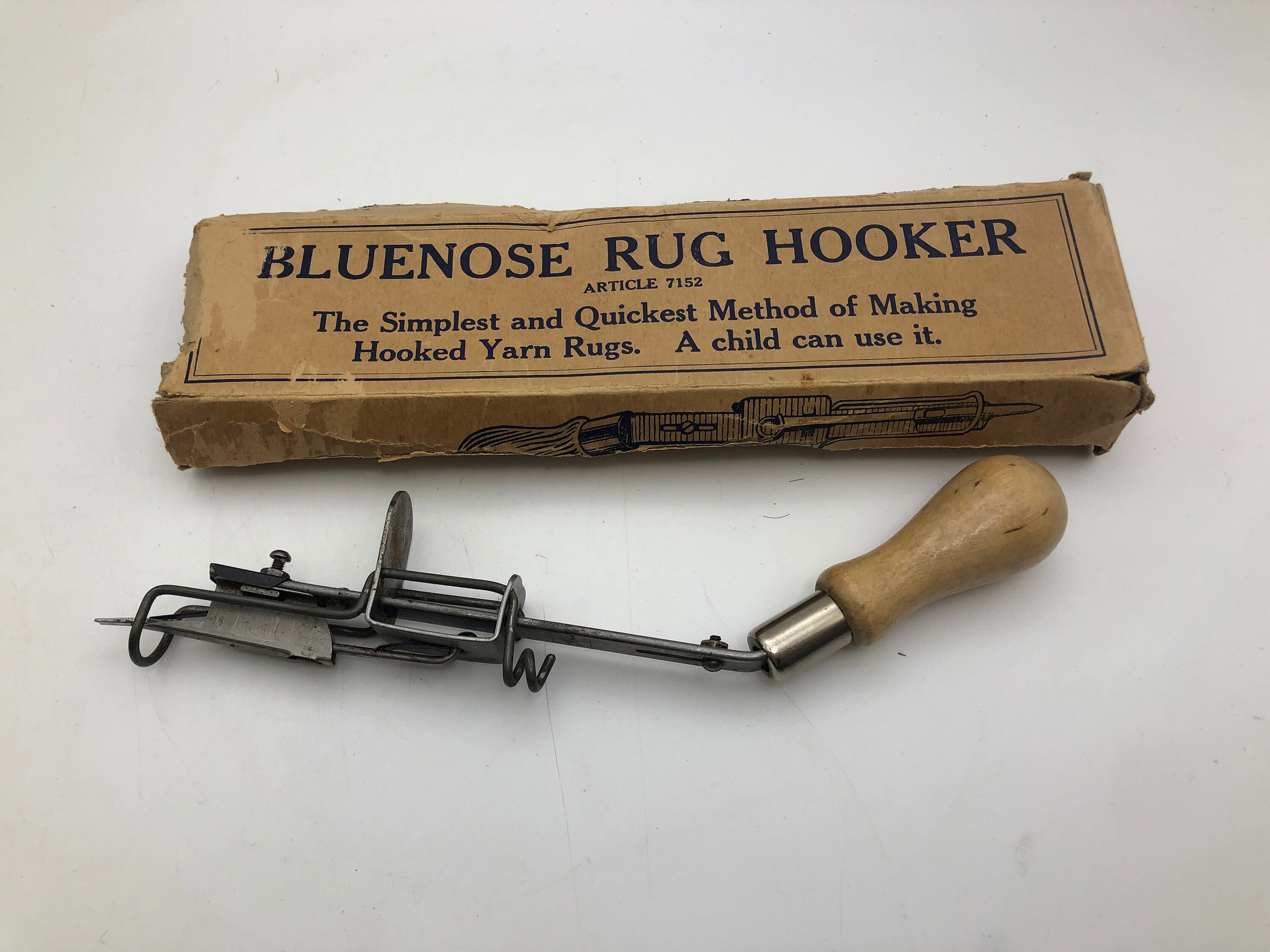 BlueNose Rug Hook Tool Original Box And Instructions For, 56% OFF