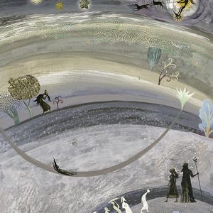 Earth, Heavens and the Underworld - Digital Print of an Illustration by ...