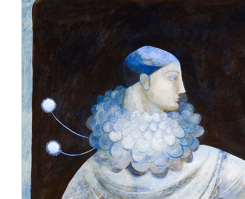 Pierrot / Commedia Dell'arte Print - Etsy