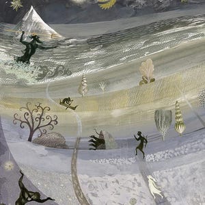Earth, Heavens and the Underworld - Digital Print of an Illustration by ...