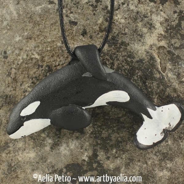 Orca Pendant - Etsy