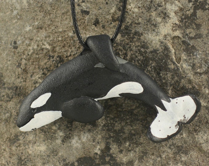 Keiko Orca free Willy Pendant Killer Whale Necklace IN STOCK and Ready ...
