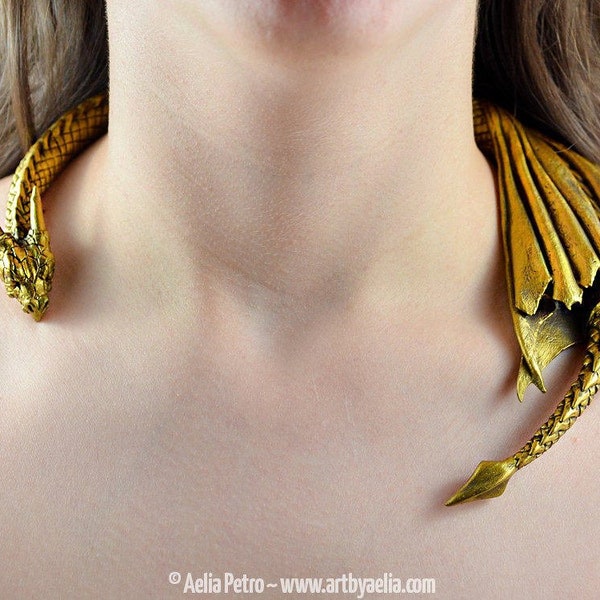 Dragon Draper Necklace - Etsy