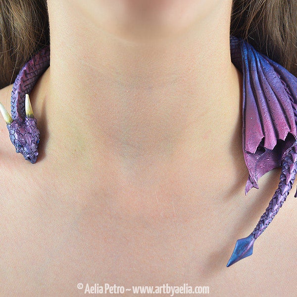 Dragon Draper Necklace - Etsy