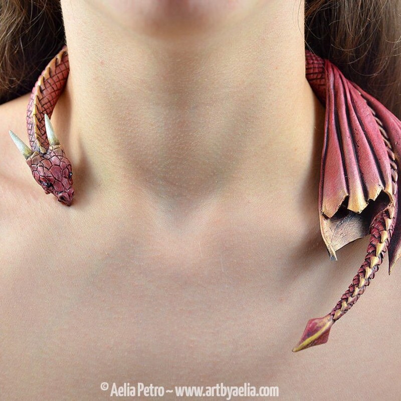 Dragon Draper Necklace - Etsy