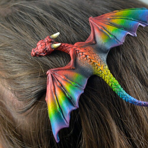 Galaxy Dragon Hair Clip IN STOCK and Ready to Ship - Etsy
