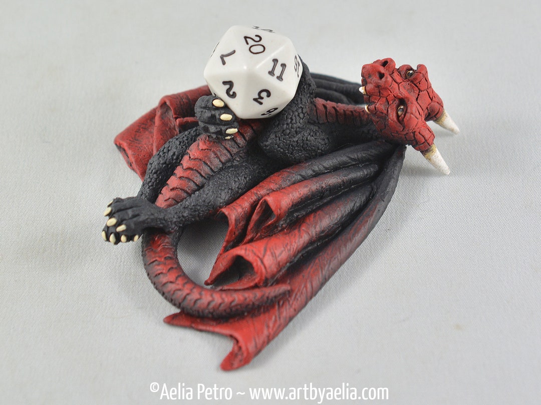 Dice Dragon in Your CHOICE of Colour - Custom Made PRE ORDER Shipping ...