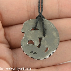 Ring Tailed Lemur Necklace - Etsy