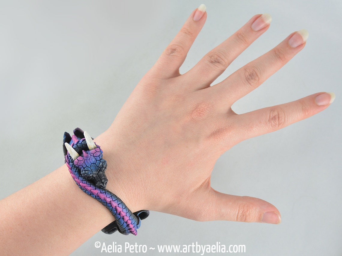 Dragon Bangle Bracelet Galaxy Dragon PRE-ORDER - Etsy Canada