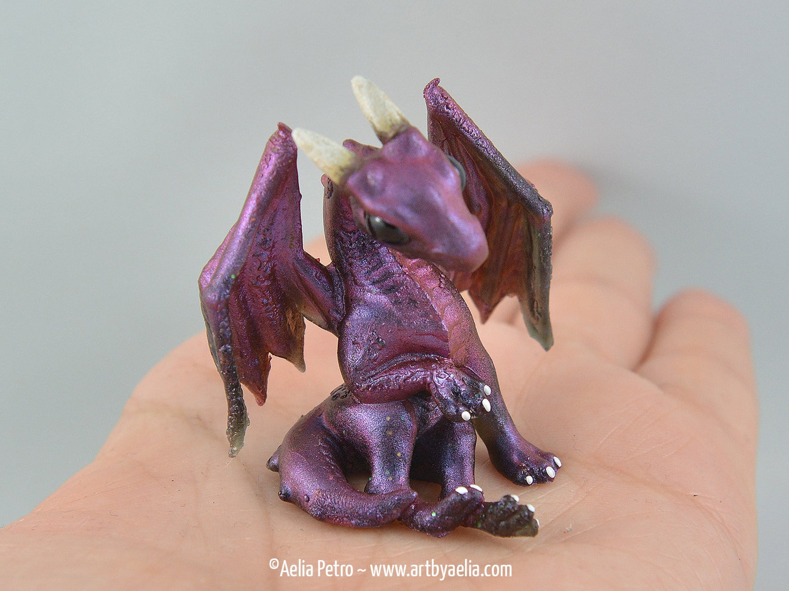 Snap Dragonet Dragon Sculpture Coy Chameleon Dragon En - Etsy España