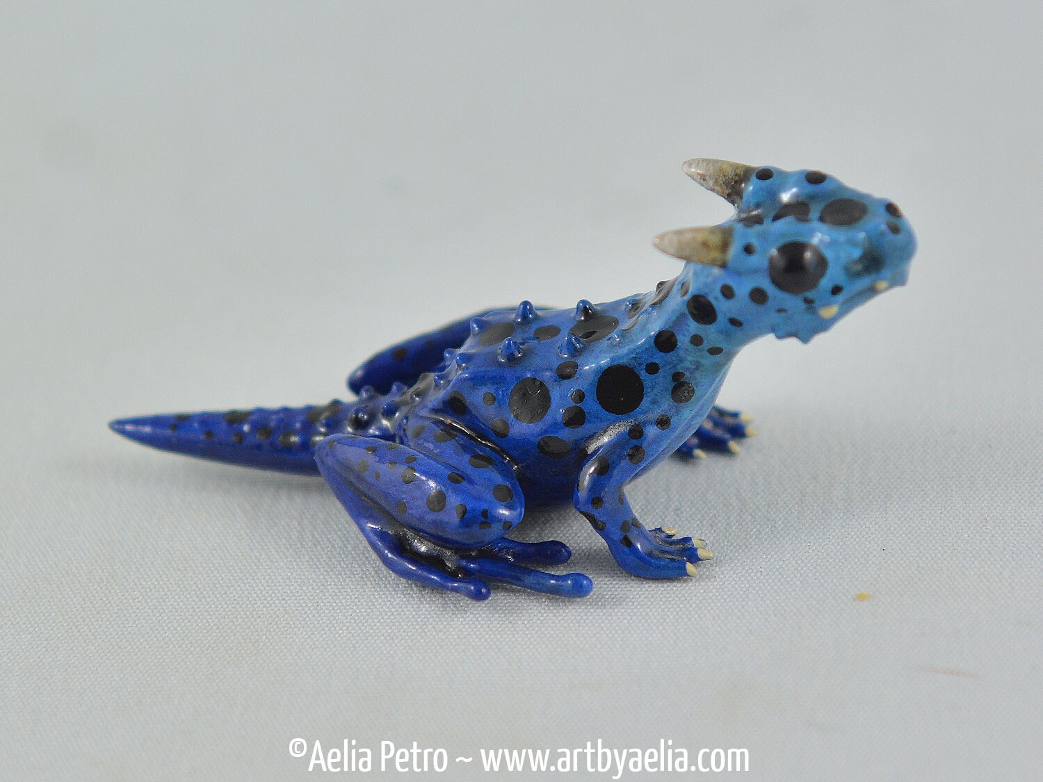 Blue Poison Dart Frog Dragon Sculpture In Stock and Ready to | Etsy