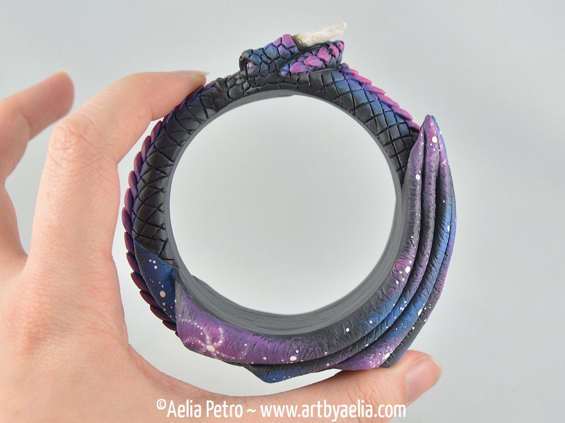 Dragon Bangle Bracelet Galaxy Dragon PRE-ORDER | Etsy