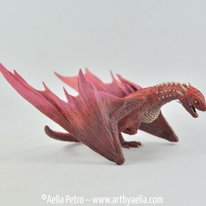 Realistic Baby Dragon Replica - Red and Pink Dragon - IN STOCK and ...