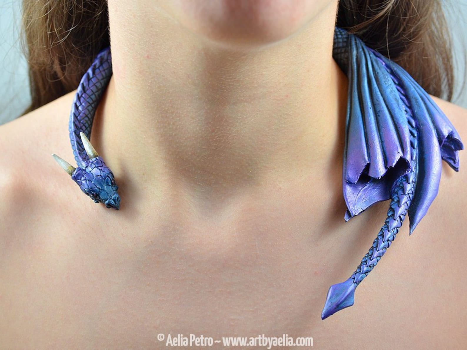 Phantom Aurora Borealis Dragon Draper Necklace - IN STOCK and Ready to ...