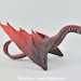 Realistic Baby Dragon Replica - Red Wyrm Dragon - PRE ORDER Shipping in ...