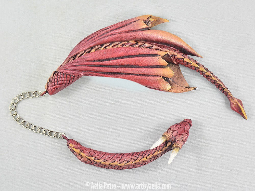 Dusty Rose Aurora Borealis Dragon Draper Necklace - IN STOCK and Ready ...