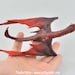 Realistic Baby Dragon Replica - Red Wyrm Dragon - IN STOCK and Ready to ...