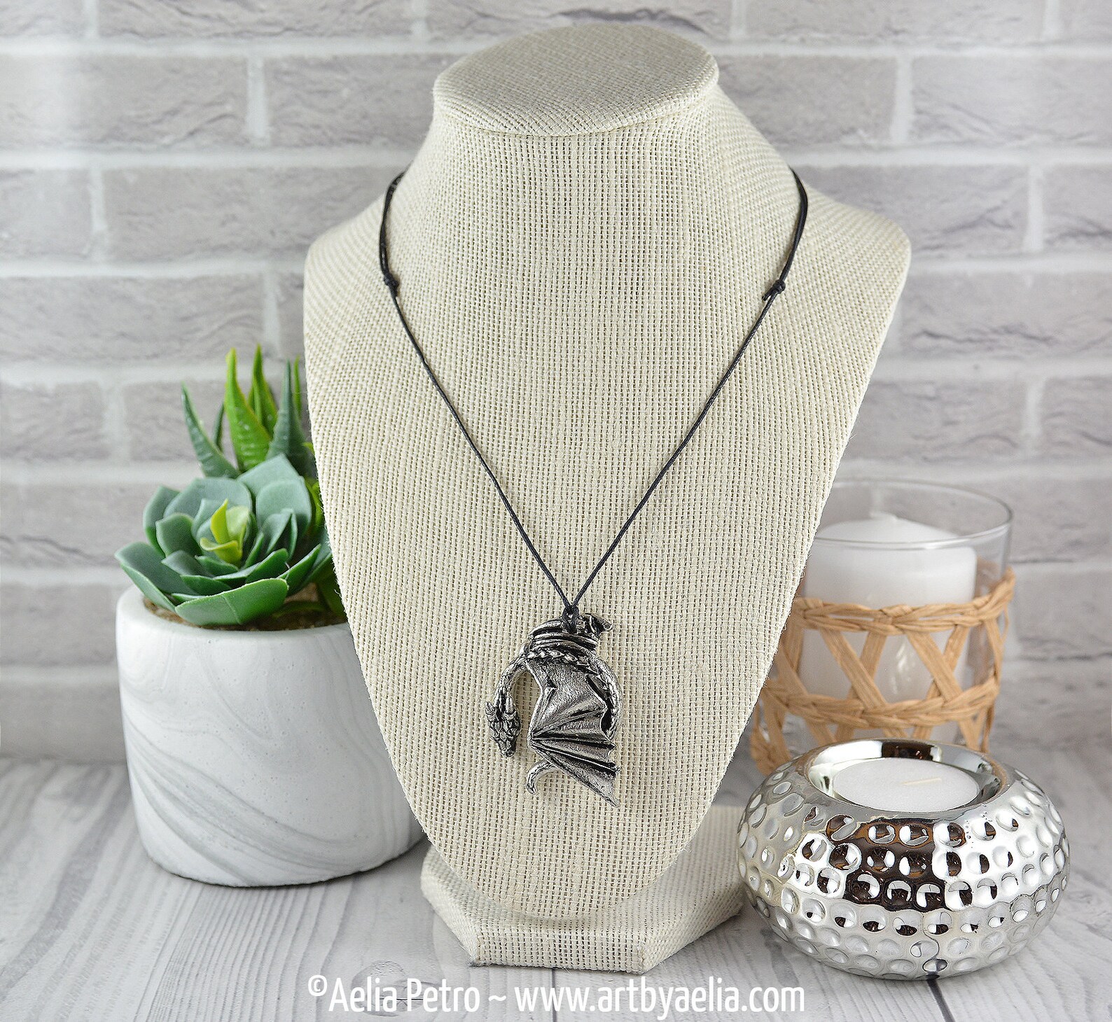 Pewter Dragon Necklace IN STOCK and Ready to Ship - Etsy