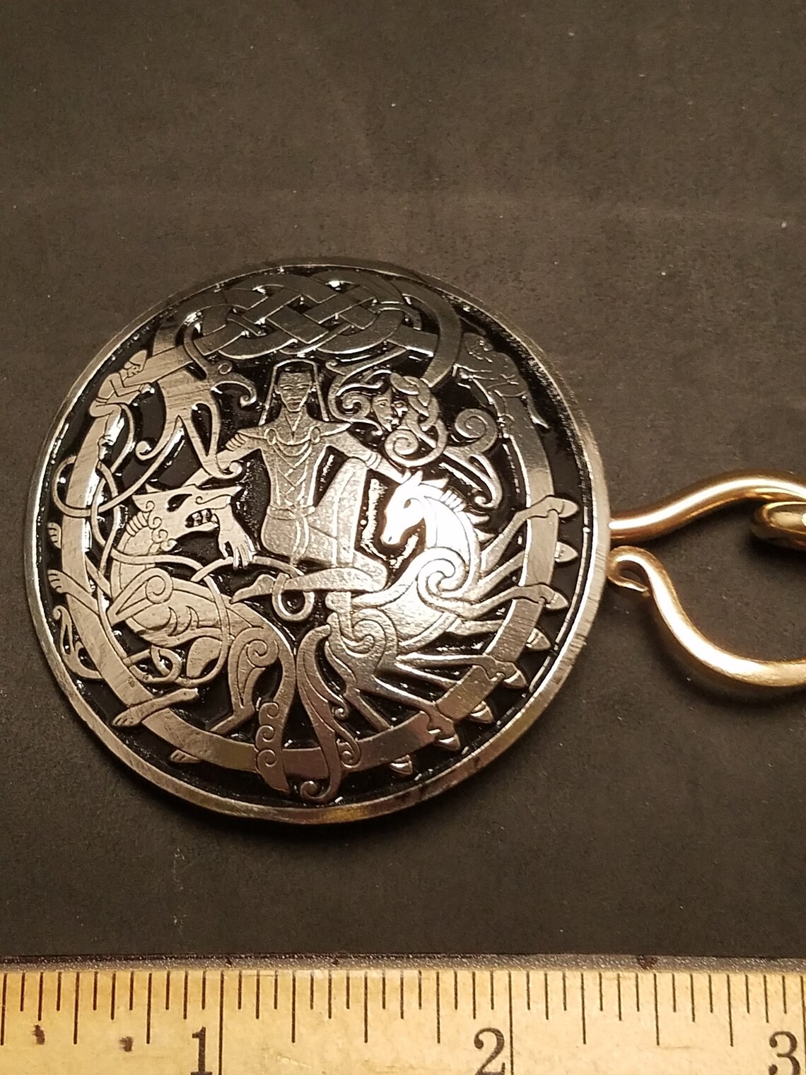 Children of the Norse Trickter God Cloak Clasp | Etsy