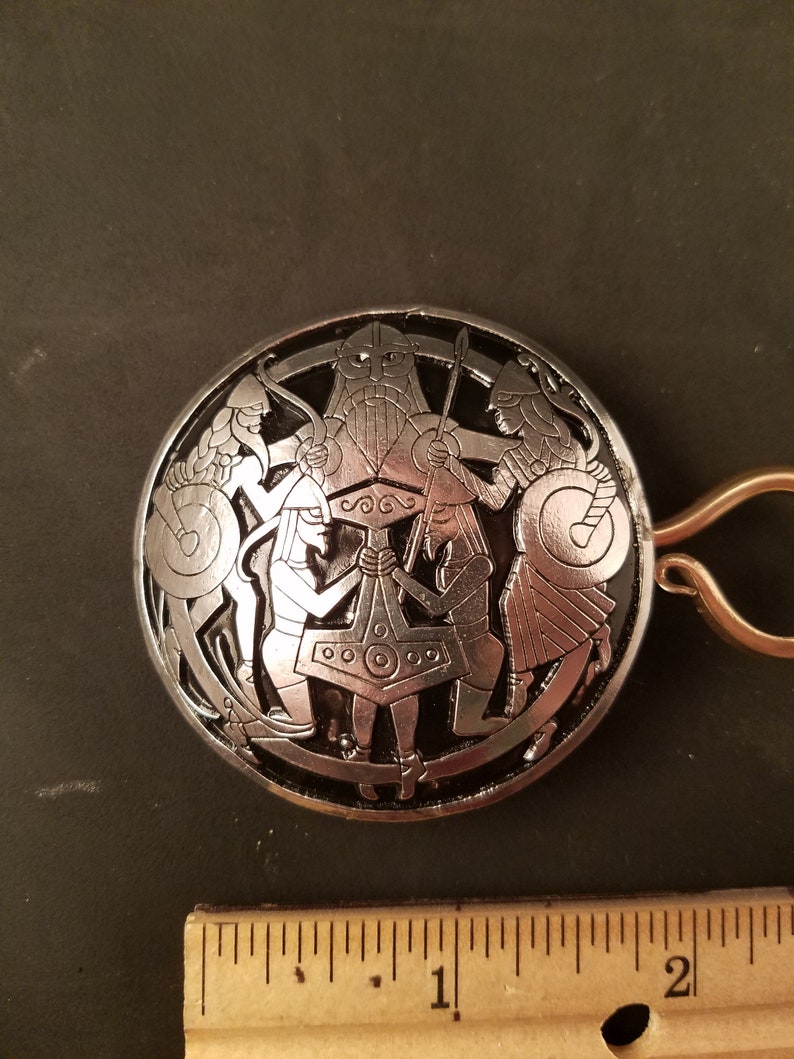 Children of the Norse Thunder God Cloak Clasp - Etsy