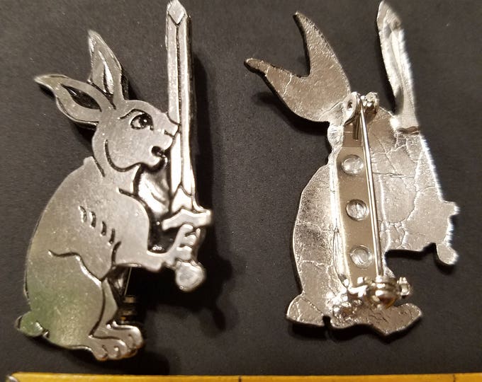 French Bunny With Sword . - Etsy