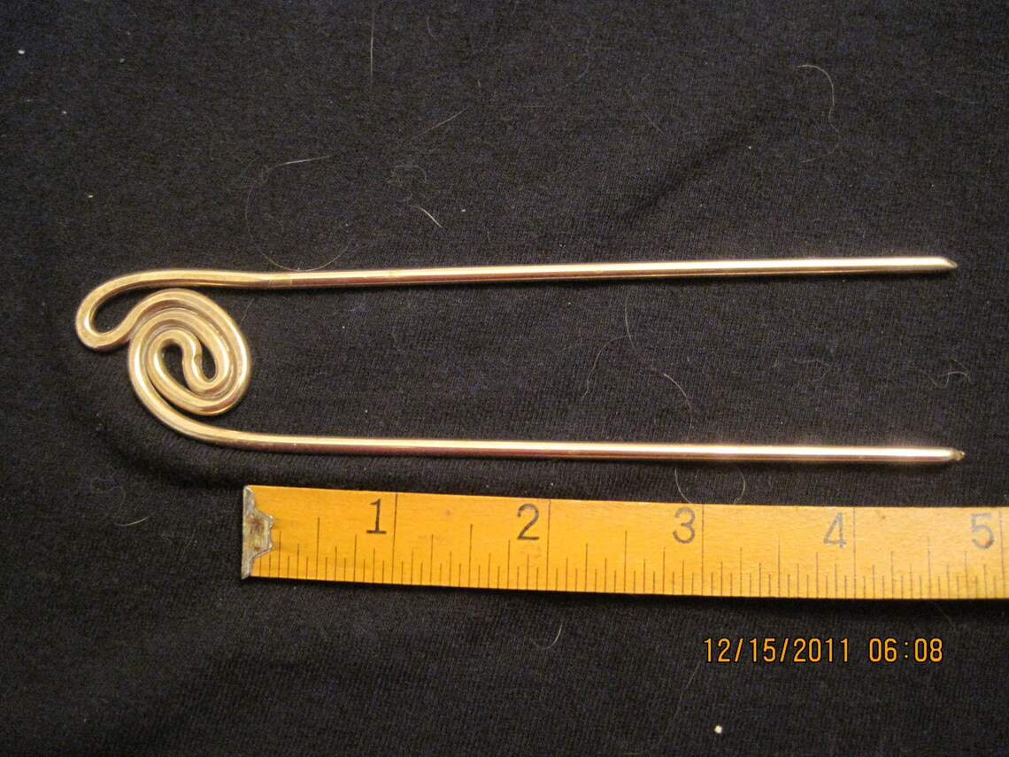 A Two Strand Hairpin Based on A 5th Century B.C. Hair Styx - Etsy