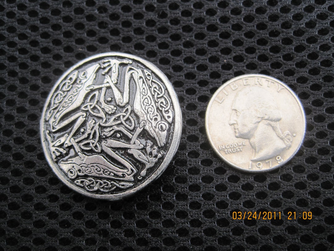 Medium Pewter Celtic Frogs - Etsy