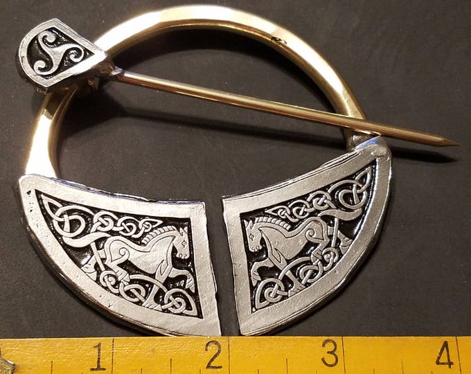 Extra Large Penannular With Celtic Horses . - Etsy