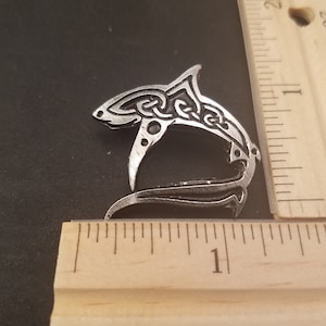 Single Pewter Animal Celtic Thrasher Shark - Etsy