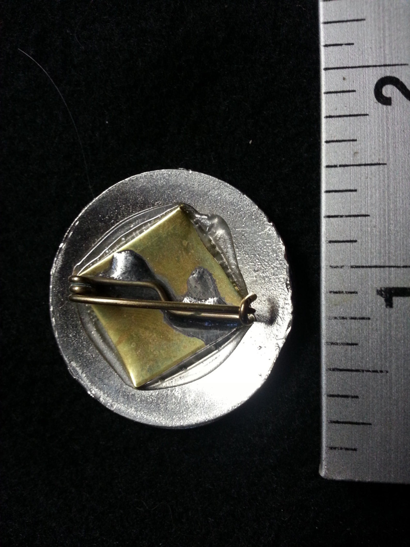 Medium Pewter Broach With Skull and Octopus - Etsy