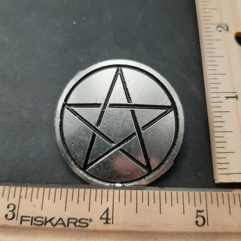 Pentagram Pin - Etsy