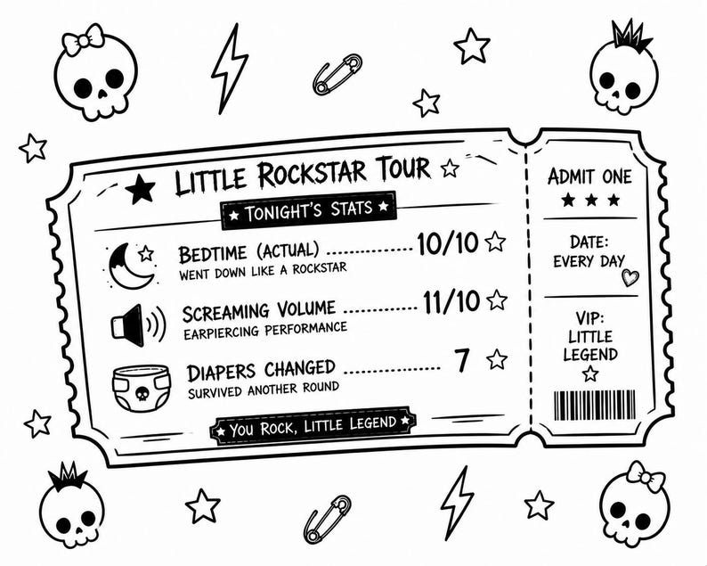 Burped Tour Coloring Book (printable) - Etsy
