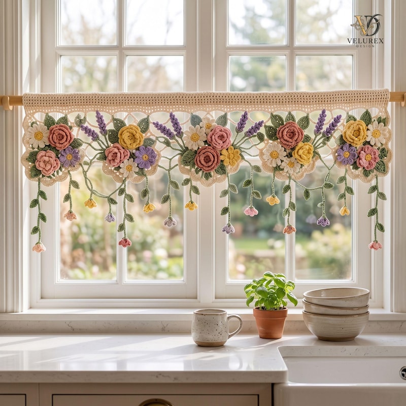 Spring Flower Valances - Etsy