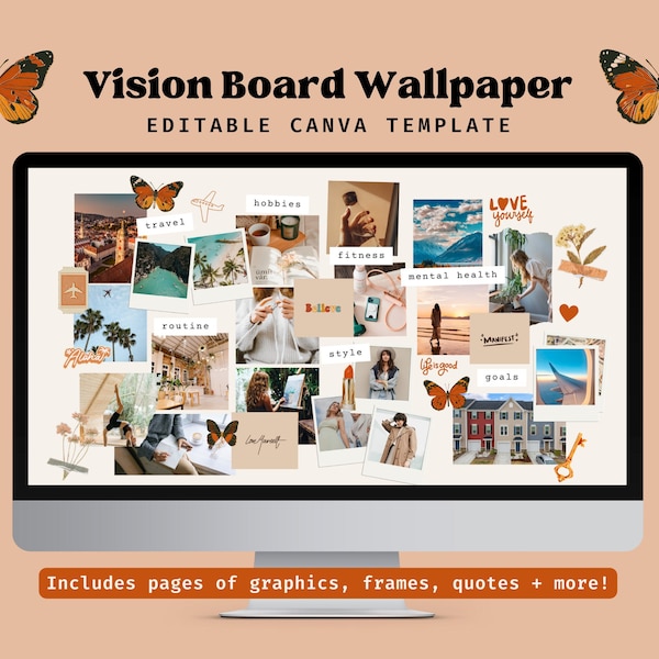 Desktop Visionboard - Etsy