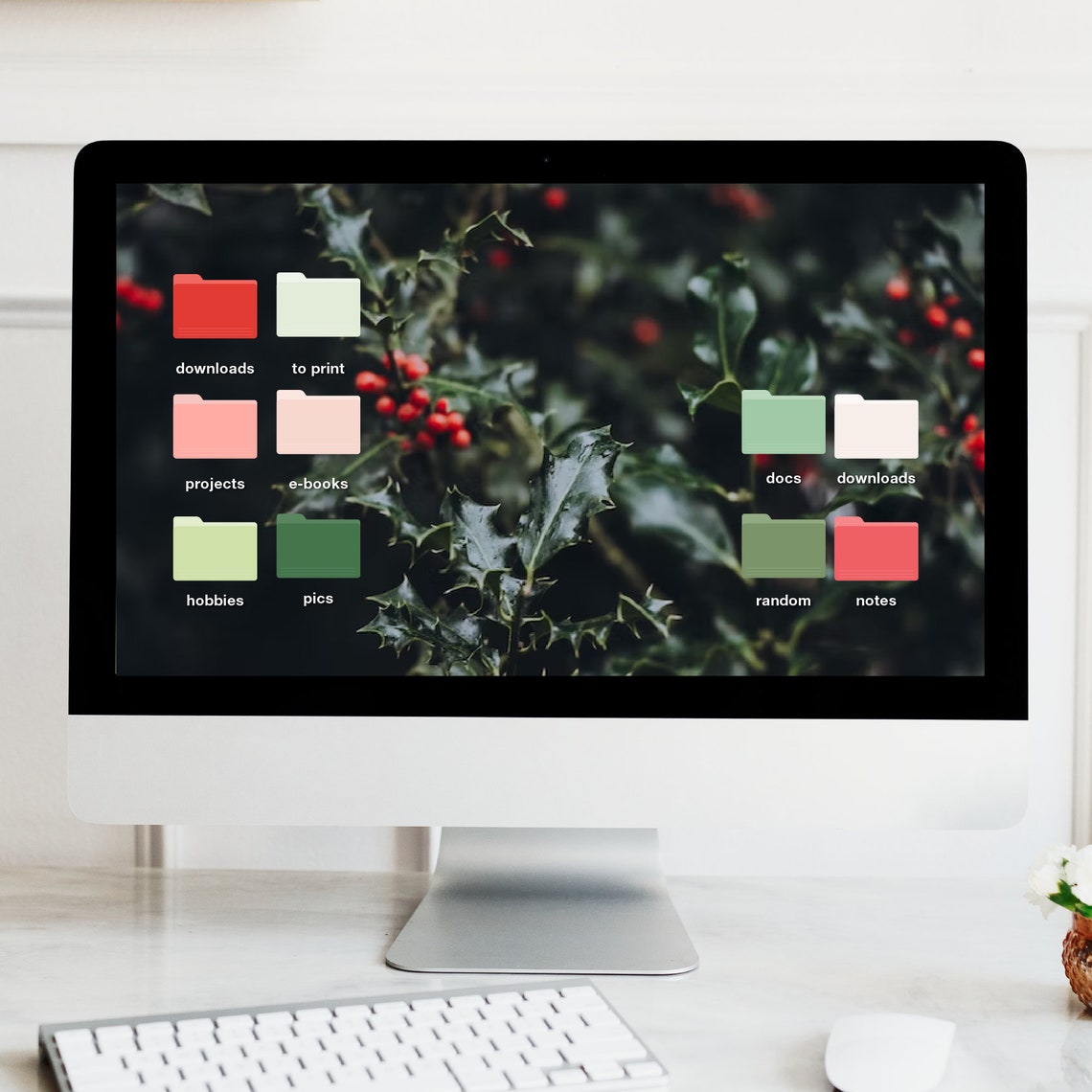 10 Christmas Folder Icons Holiday Bundle for Mac Windows - Etsy