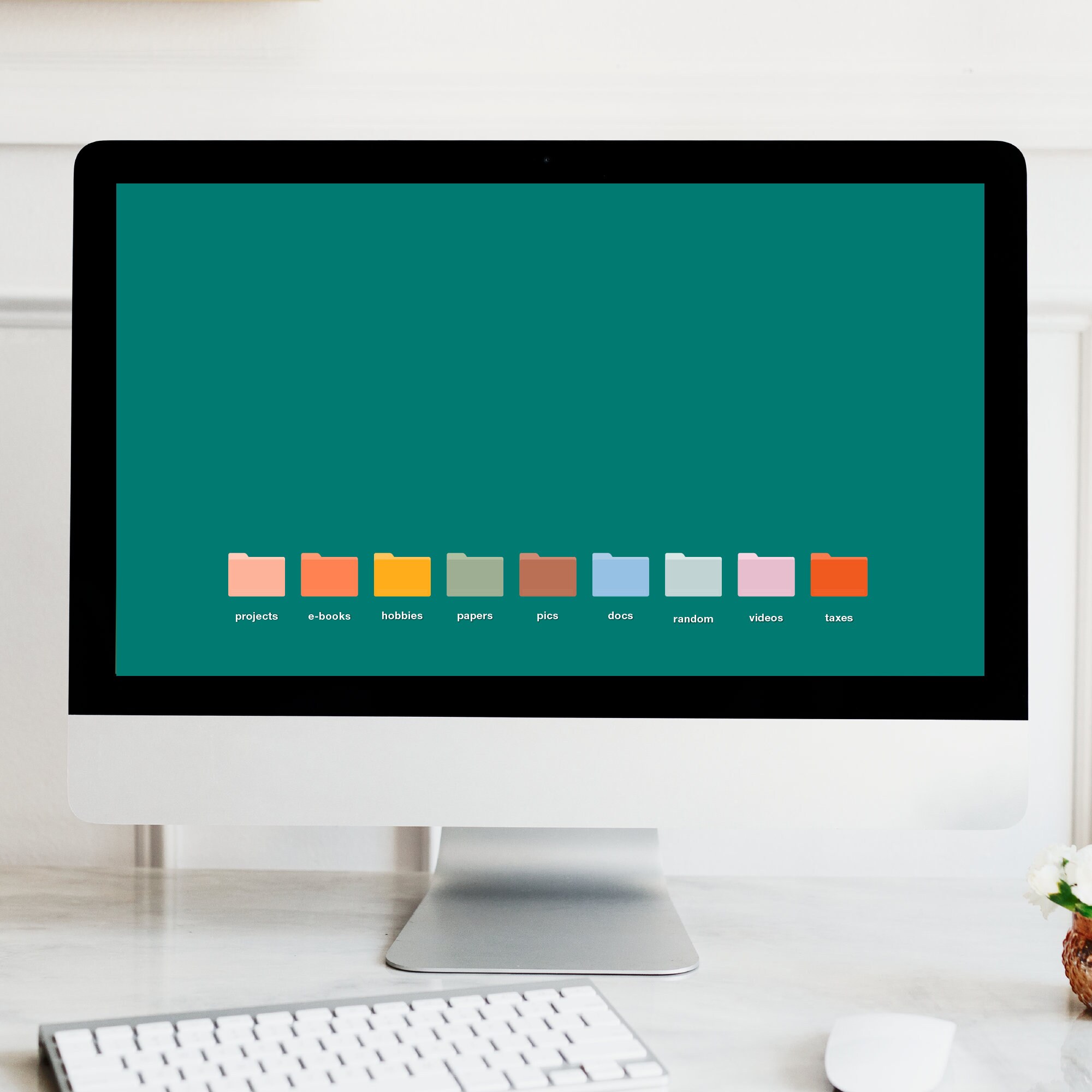 Desktop Icon Set 10 Retro Folder Icons for Mac Windows - Etsy Australia