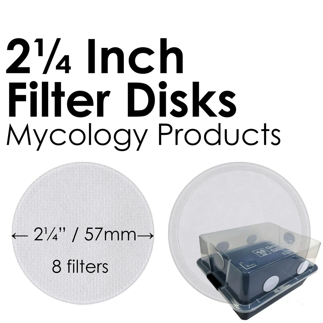 2.25 Inch Mushroom Monotub Stick-on Synthetic Filter Patches With 0.3 ...