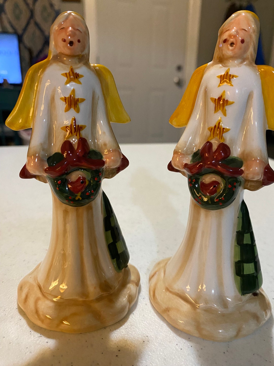 Becca Barton Angel Salt and Pepper Shakers - Etsy