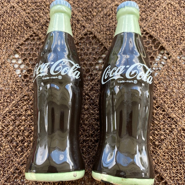 Coca Cola Salt and Pepper Shakers - Etsy