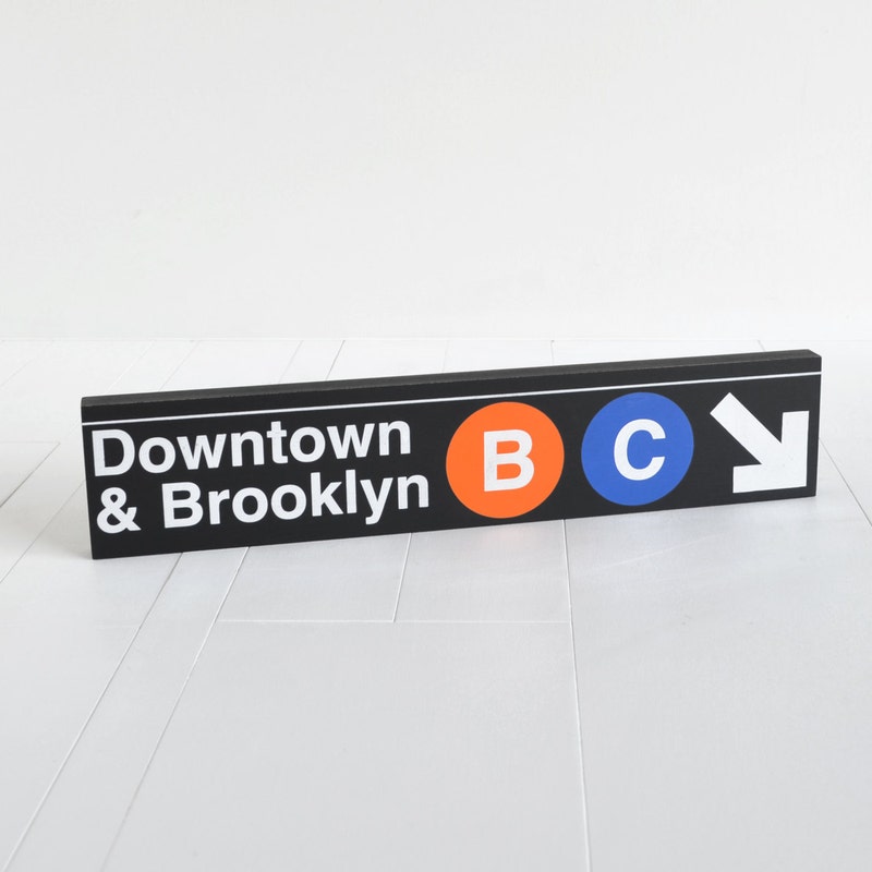 Subway Sign Art - Etsy