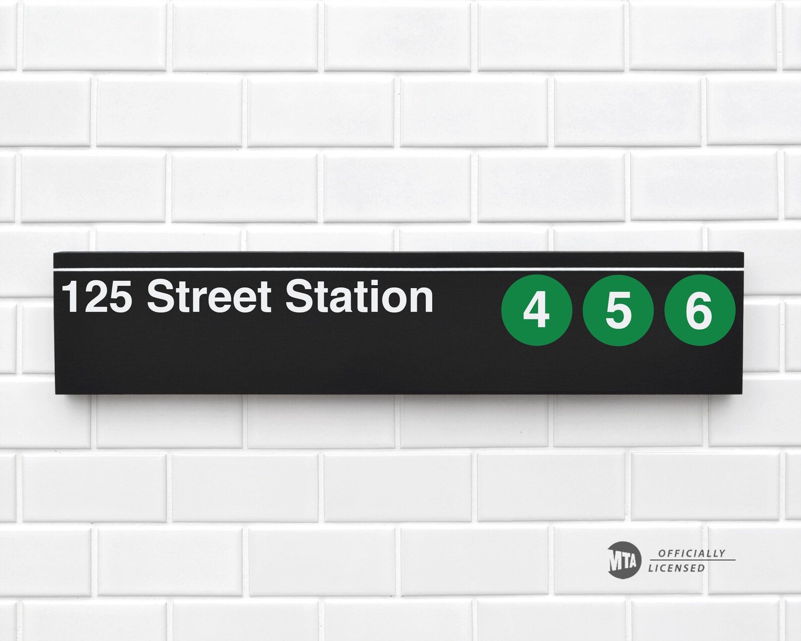 125 Street Station New York City Subway Sign Wood Sign | Etsy