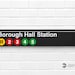 Borough Hall Station New York City Subway Sign Wood Sign - Etsy